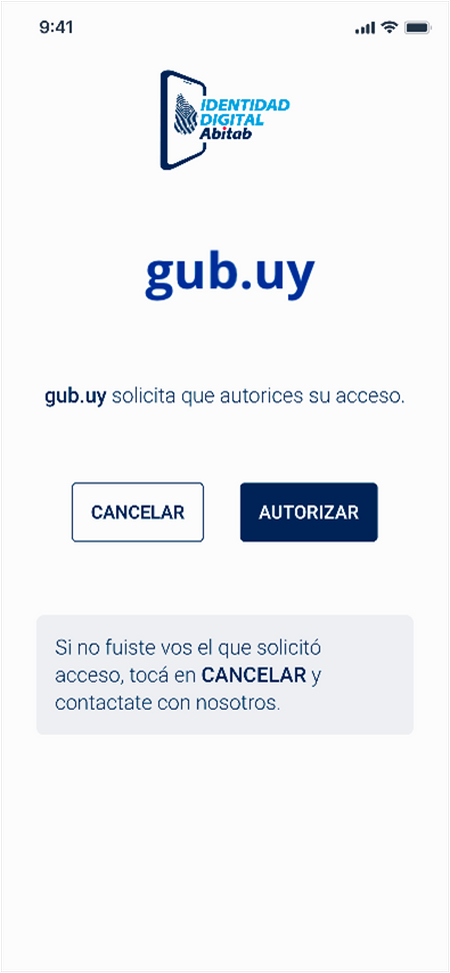 Ingreso a servicios en línea con identidad mobile (Abitab) | DGI